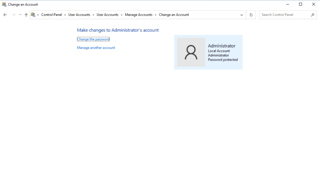 วิธีการเปลี่ยนรหัสผ่าน Windows Server - Knowledge Base - Hostify